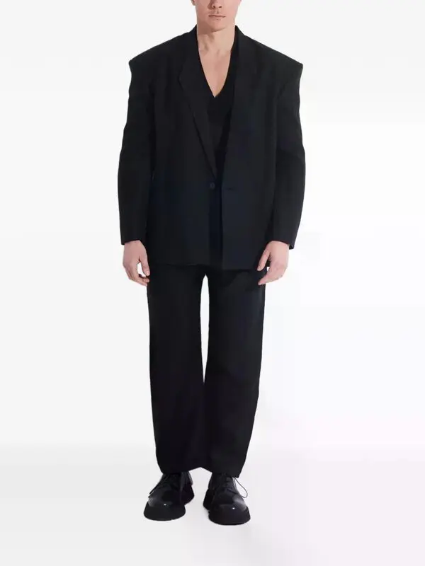 TESSITURA Oversized Structured-shoulder Blazer