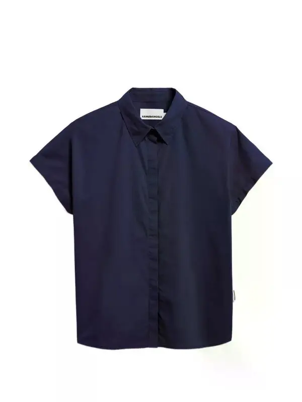 ARMEDANGELS Larisaana Poplin Blouse - Blue