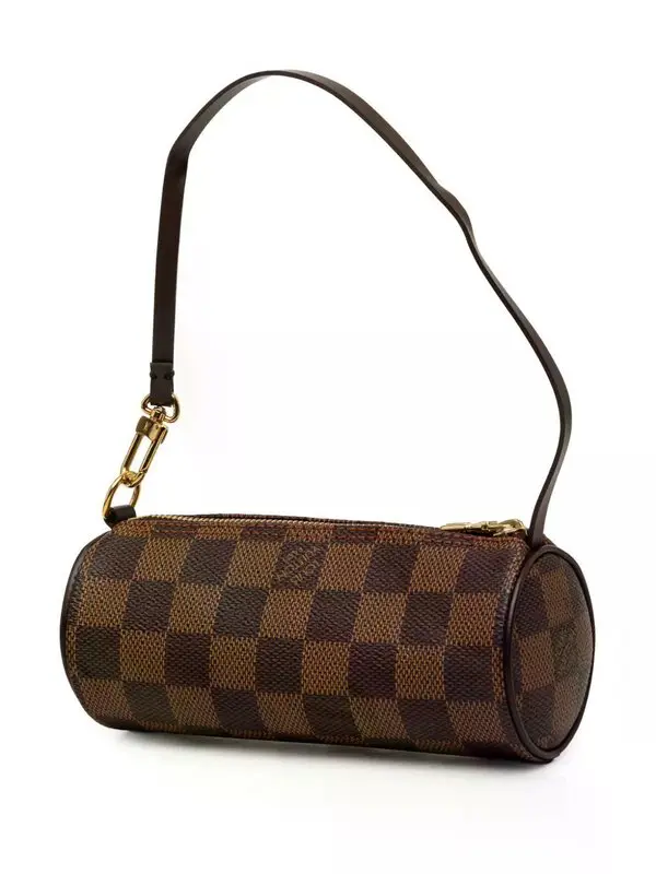 LOUIS VUITTON 1990-2010 Damier Ebene Papillon Pochette Handbag