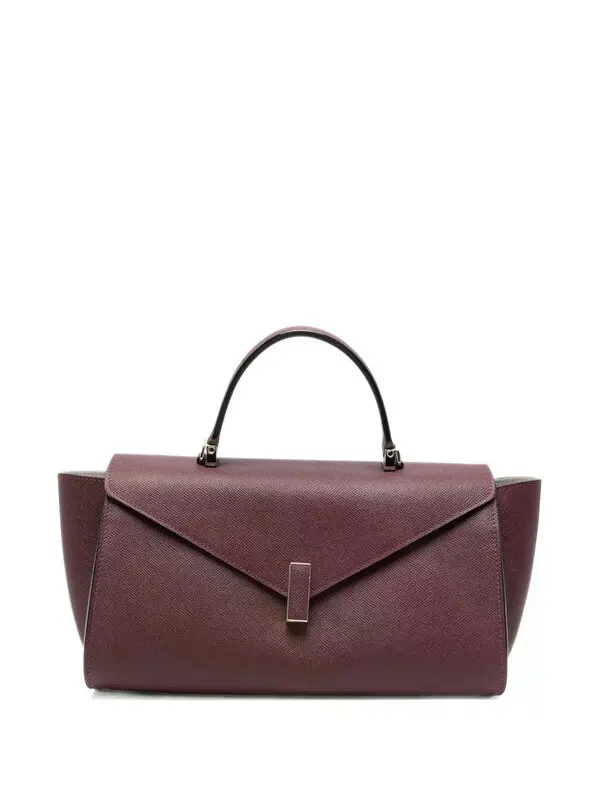 VALEXTRA Medium Iside Leather Tote Bag