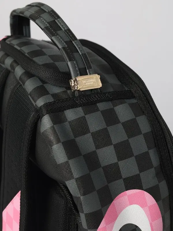 SPRAYGROUND Pink Panther On The Run Check Print Backpack