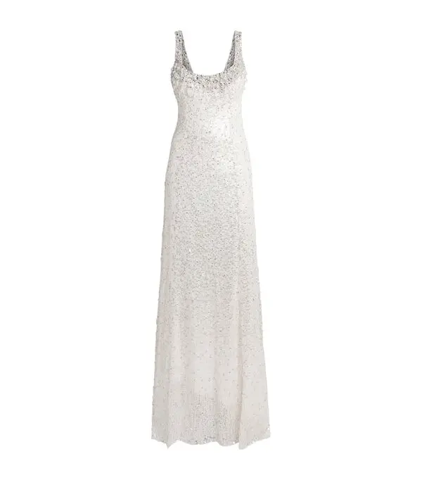 Jenny Packham Embellished Arcadia Gown - Ivory