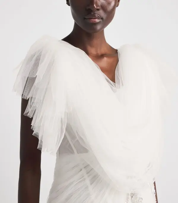 SANDRA MANSOUR Faint Halo Gown