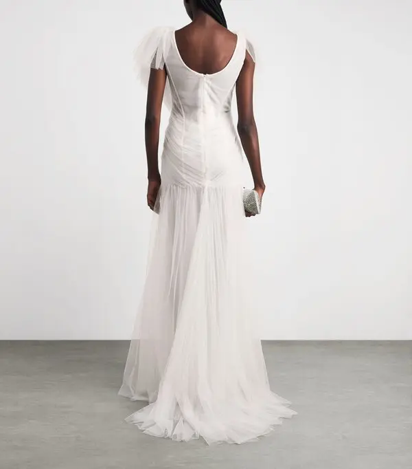 SANDRA MANSOUR Faint Halo Gown