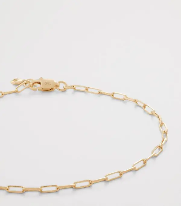 Monica Vinader Yellow Mini Paperclip Bracelet