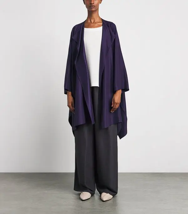 Eskandar Silk Plissé Jacket
