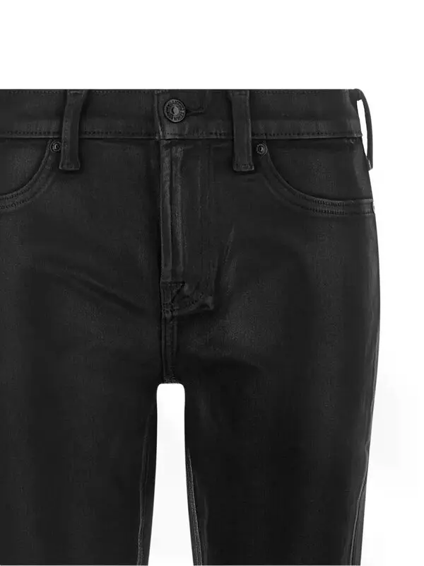 7 For All Mankind Leather-effect Coated Jeans