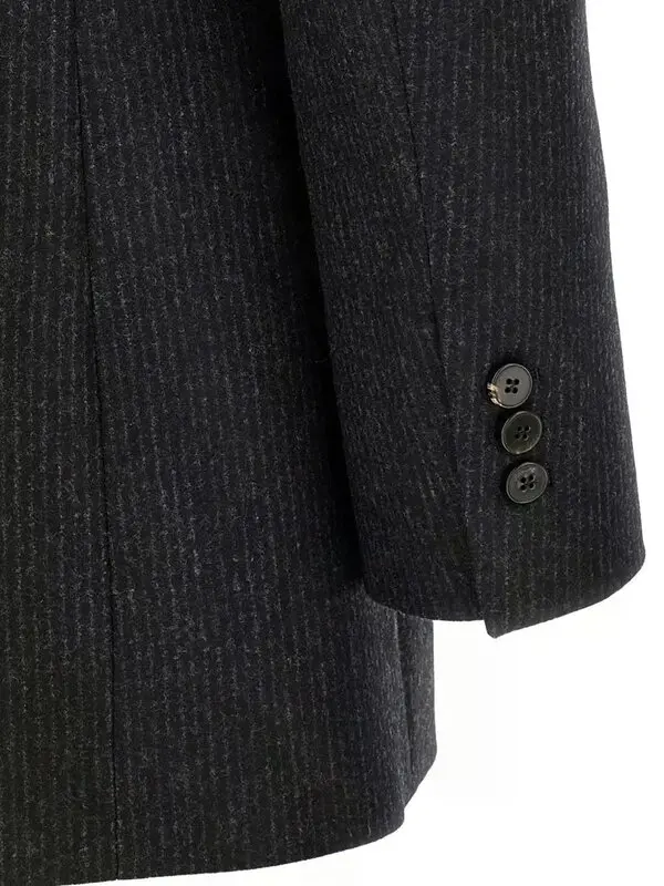 Alberto Biani America Pinstripe Wool Blazer