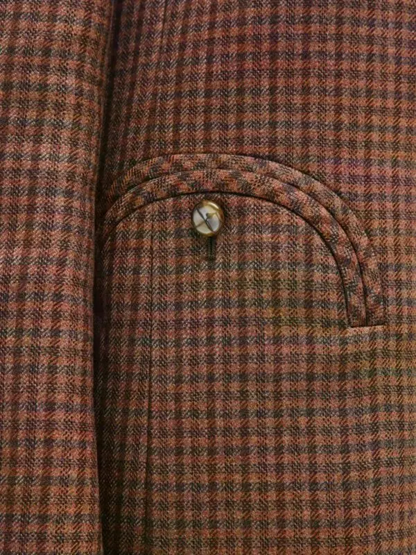 BLAZÉ MILANO Check-pattern Double-breasted Jacket