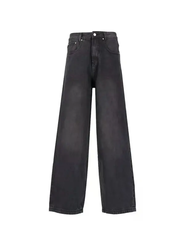 ARTE ANTWERP Faded Baggy Jeans - Black