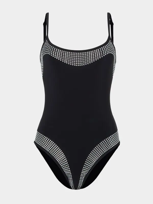 Hunza G Monica Swim - Black/silver