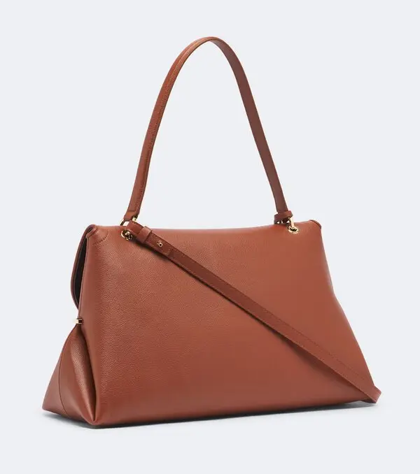 FERRAGAMO Sofia Large Leather Shoulder Bag