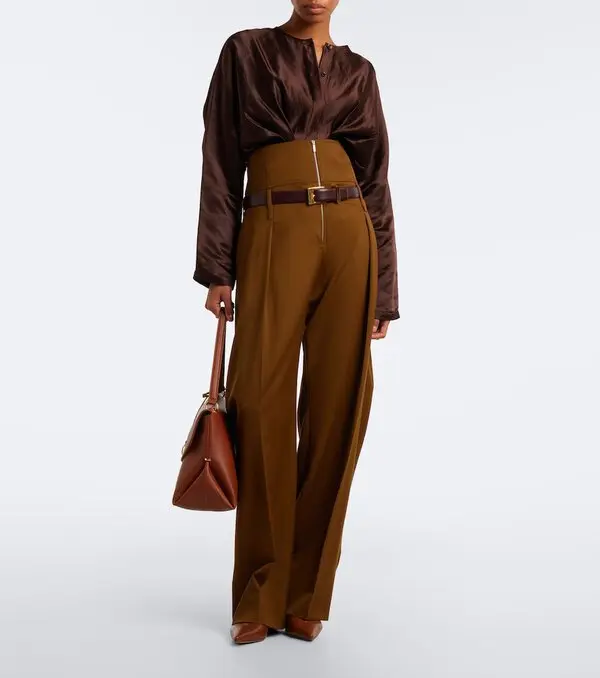 FERRAGAMO Sofia Large Leather Shoulder Bag