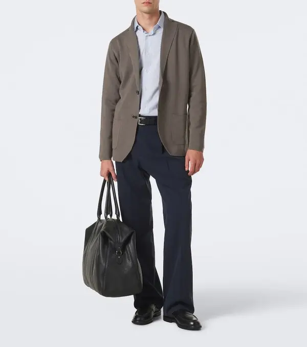 Thom Sweeney Knitted Wool Blazer
