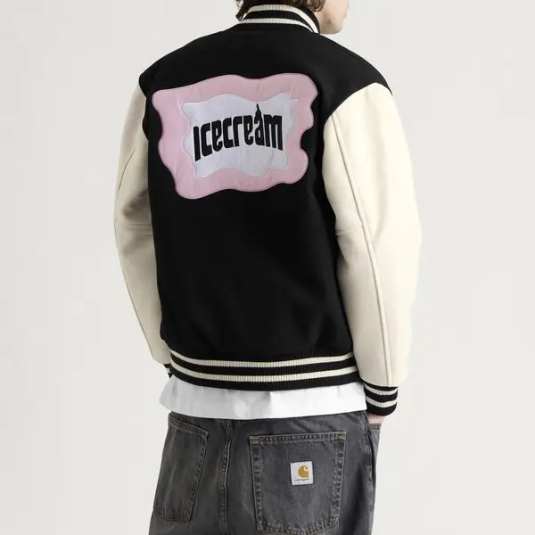 ICECREAM Cones & Bones Varsity Jacket
