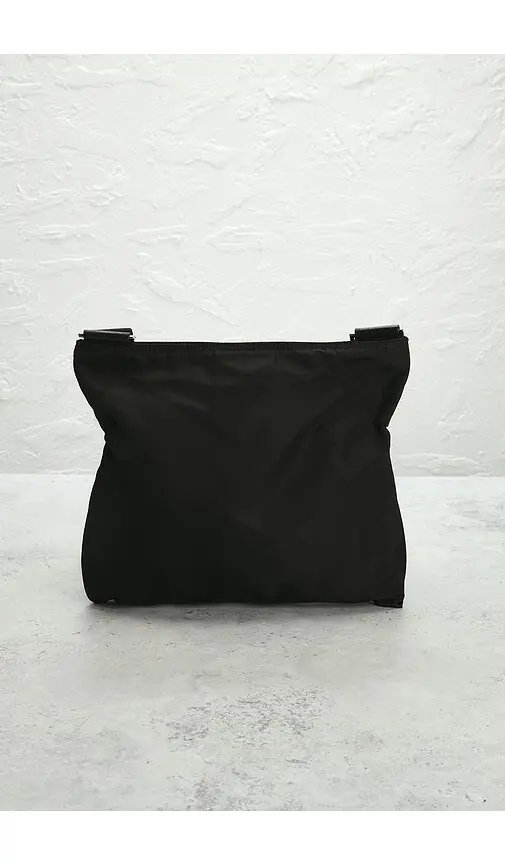 FWRD RENEW Prada Tessuto Flat Messenger Bag