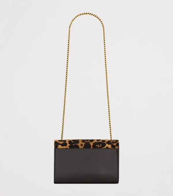 Saint Laurent Small Leopard Print Kate Cross-body Bag