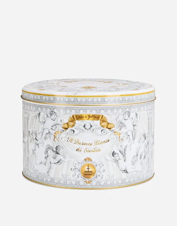 Dolce & Gabbana Barocco Bianco Di Sicilia Panettoni White - Multicolor