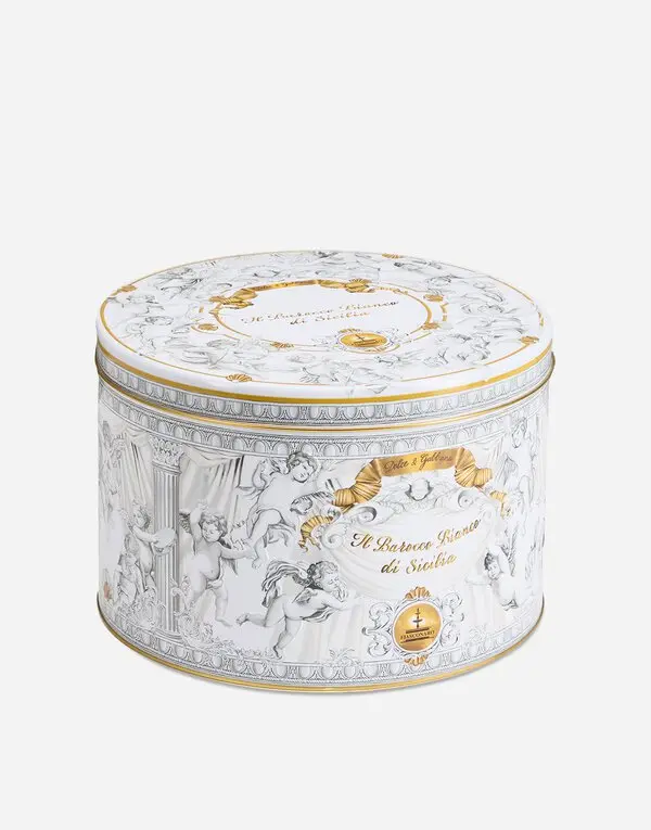 Dolce & Gabbana Barocco Bianco Di Sicilia Panettoni White