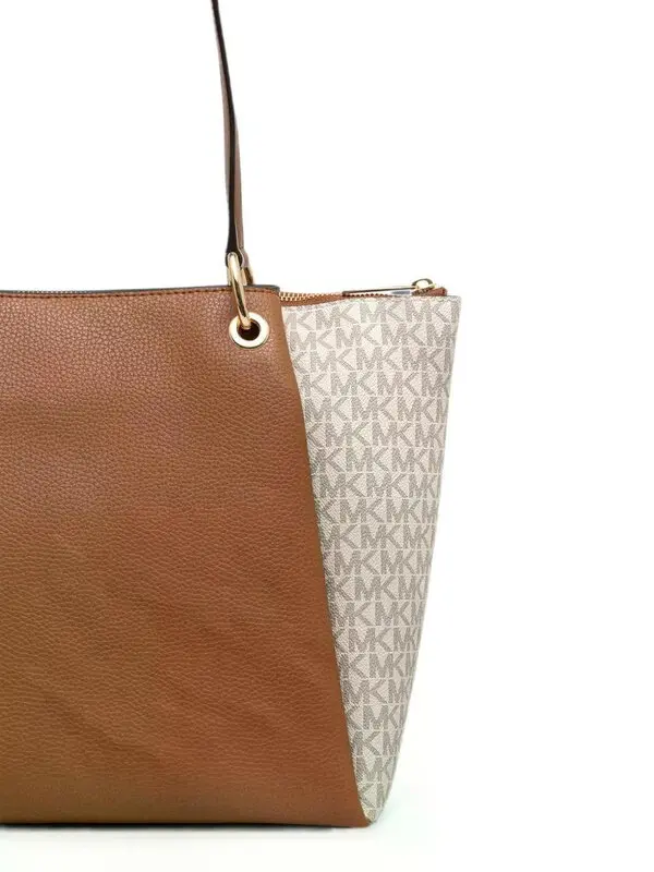 Michael Kors Logo-print Pebbled Tote Bag