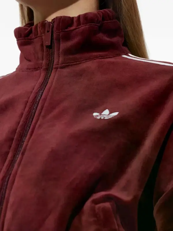 Adidas Pleated Velour Track Top