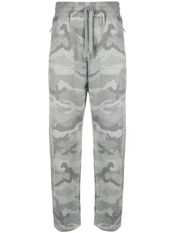 PORTS V Camouflage Track Pants - Grey