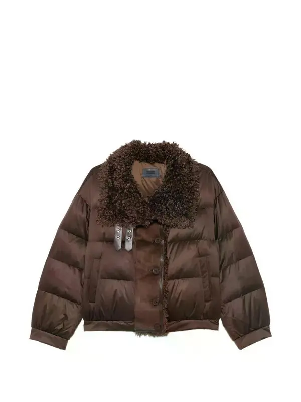 Rudsak Shearling-trim Quilted Coat - Brown