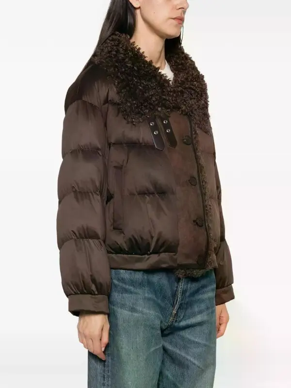 Rudsak Shearling-trim Quilted Coat