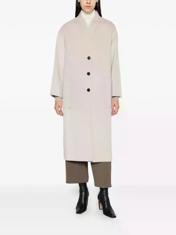 MEIMEIJ Button-fastening Wool Coat