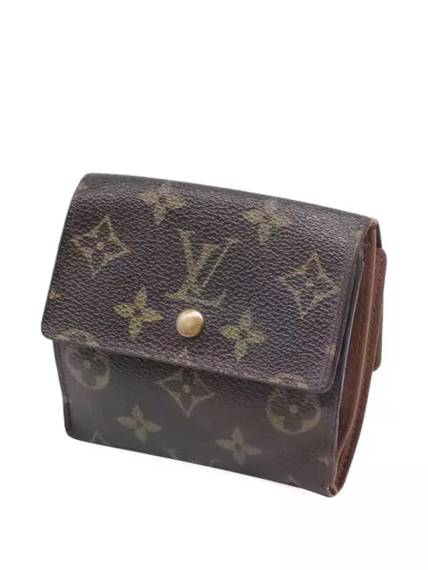 LOUIS VUITTON 2000s Monogram Elise Wallet - Brown
