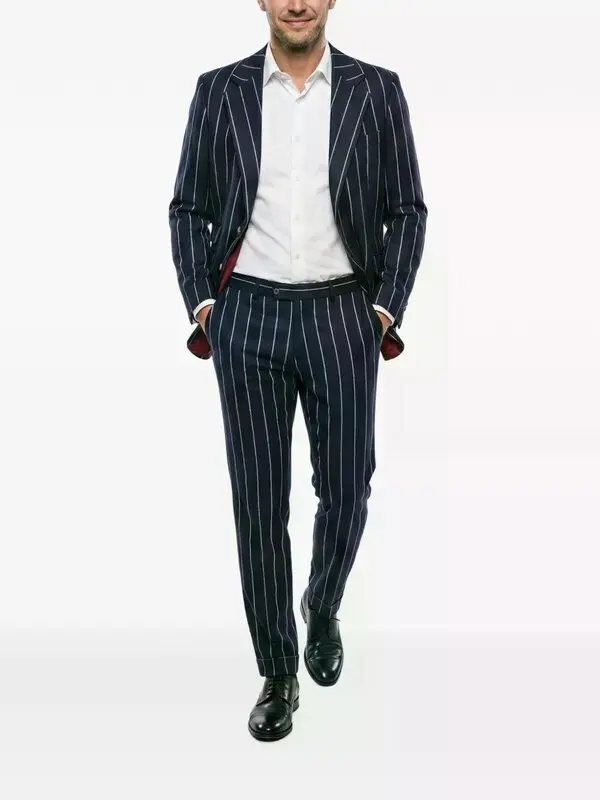 Brunello Cucinelli Striped Linen-blend Suit