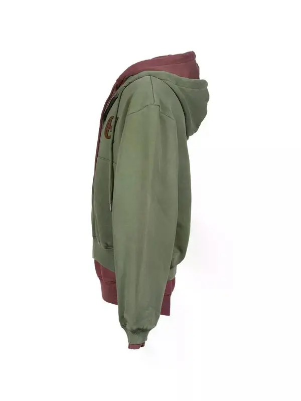 EGONLAB Oversized Double-layered Hoodie - Green