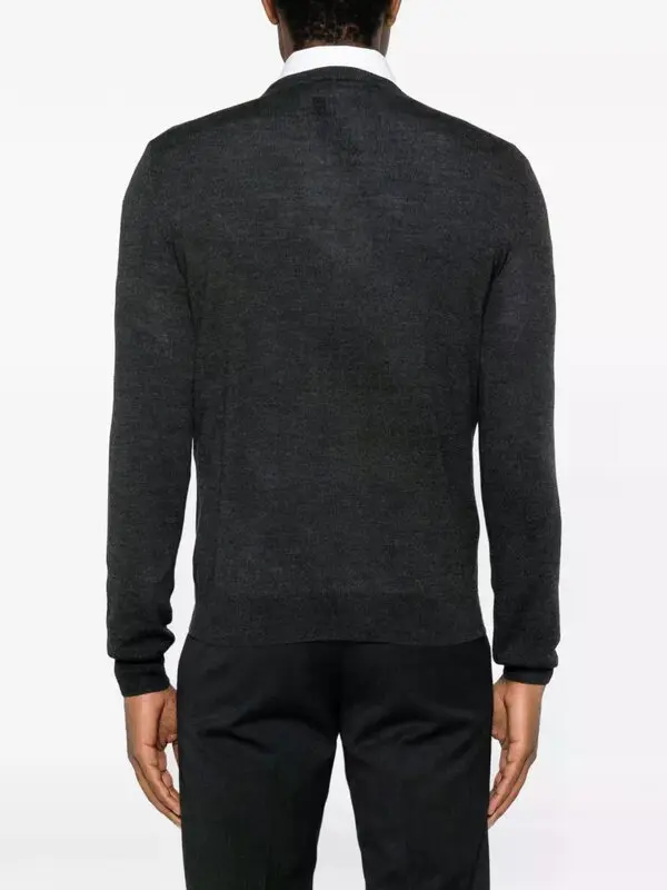 VELA SHOP Crew-neck Long-sleeve Sweater