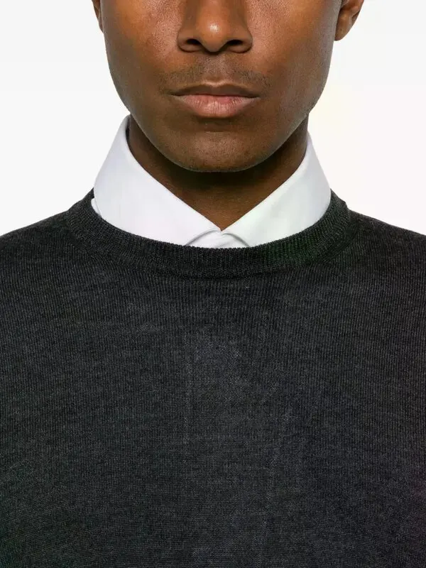 VELA SHOP Crew-neck Long-sleeve Sweater
