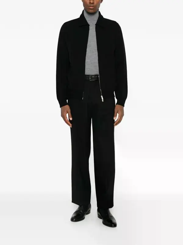 HERITAGE Roll-neck Fine-knit Sweater