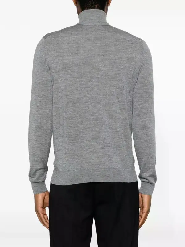 HERITAGE Roll-neck Fine-knit Sweater