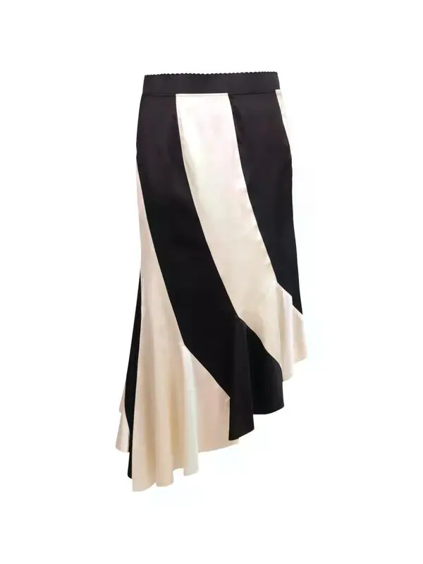 Attico And Ivory Midi Skirt
