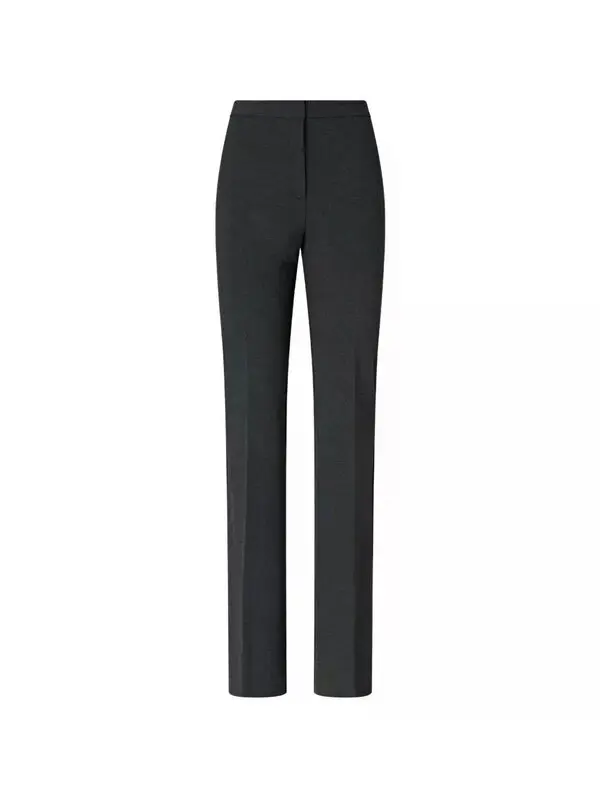 Pinko Pressed-crease Straight-leg Trousers - Grey