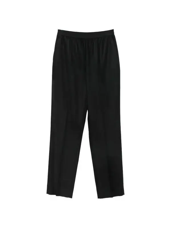 MAISON MARGIELA Pressed-crease Straight-leg Trousers - Black