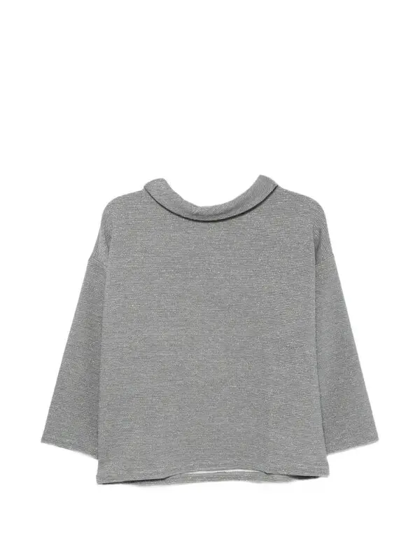 BETTY BARCLAY Glitter-effect Sweatshirt - Grey