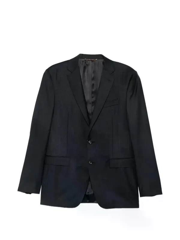 Canali Check-pattern Wool Suit