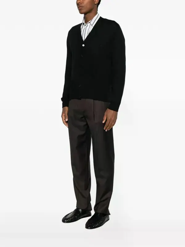 Canali Button-up V-neck Cardigan