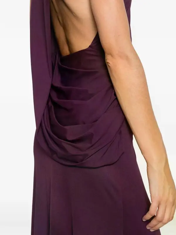 ANIYE BY Draped Open-back Maxi Dress