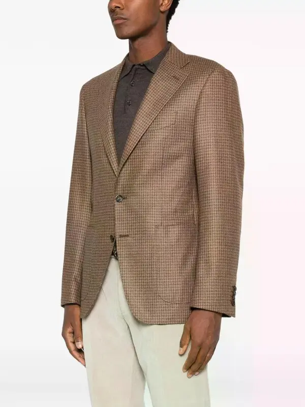 Canali Houndstooth-pattern Blazer