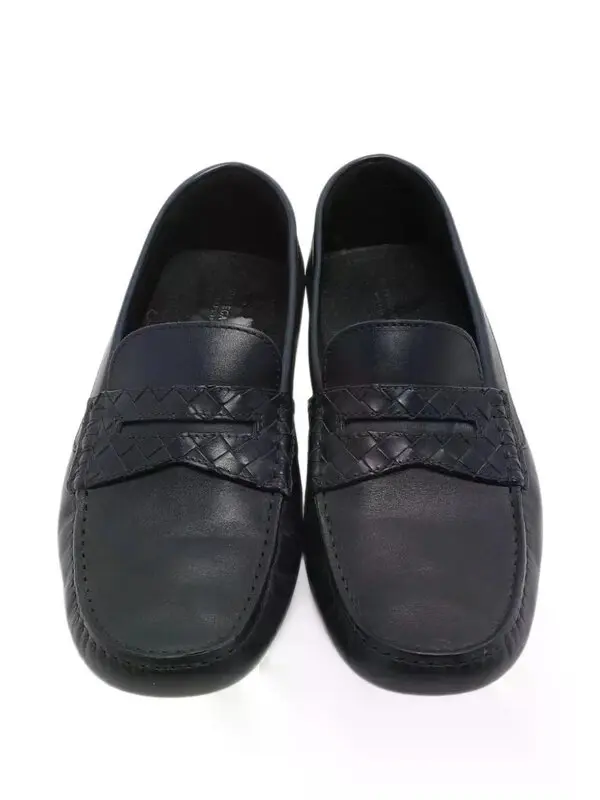 Bottega Veneta Wave Driver Intrecciato Loafers