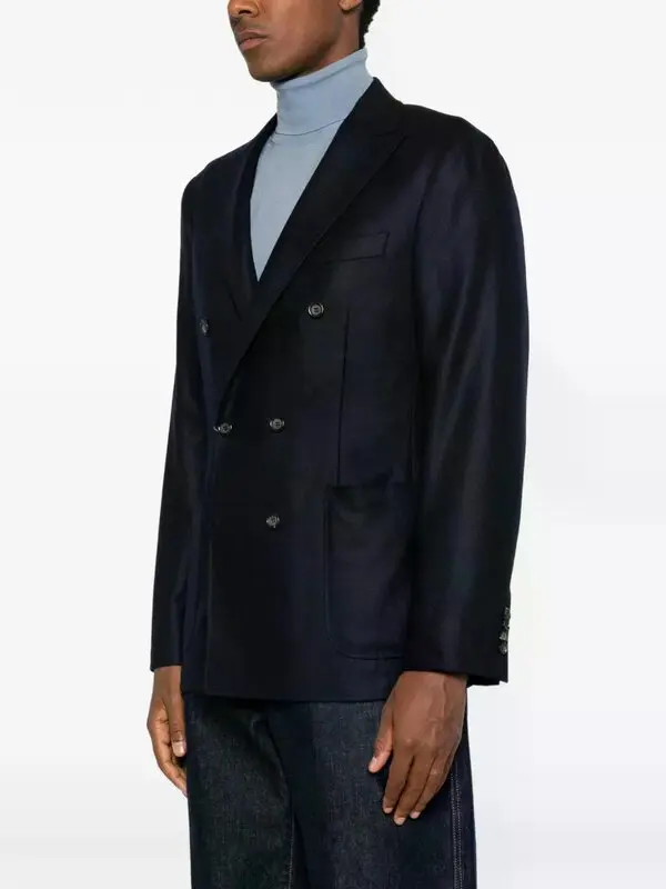 Canali Double-breasted Peak-lapels Blazer