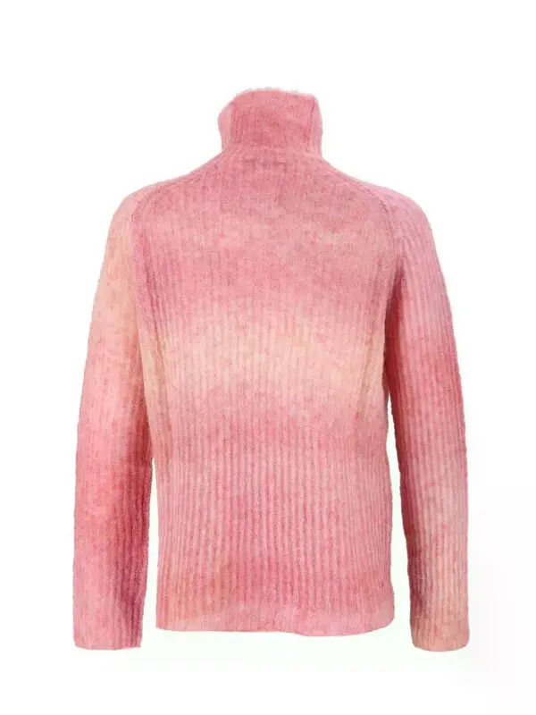 KANGRA Ribbed-knit Roll-neck Sweater - Pink