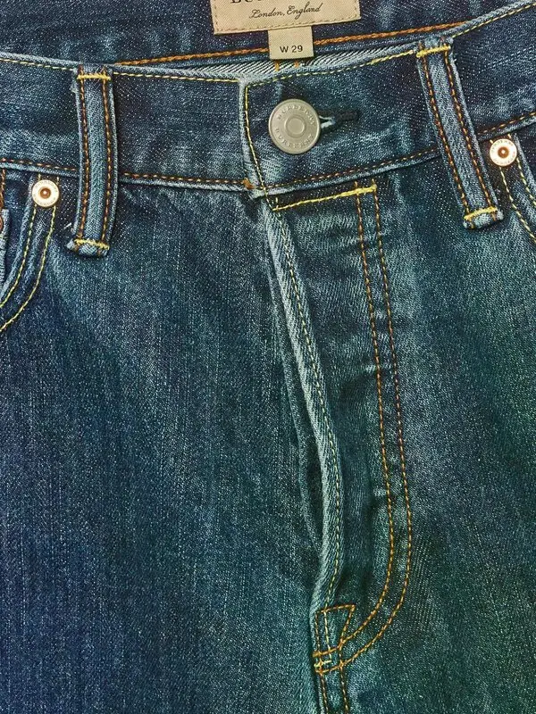 Burberry Button-up Straight-leg Jeans