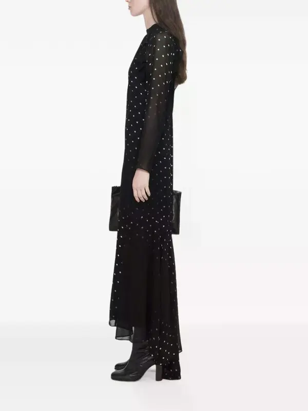 ALLSAINTS Clarisse Polkadot-print Maxi Dress