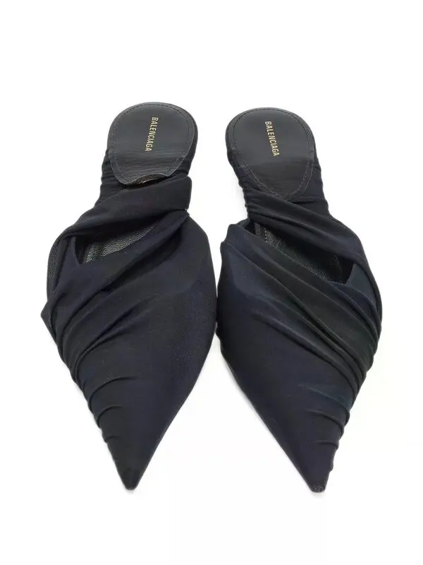 Balenciaga Knife Draped Mules